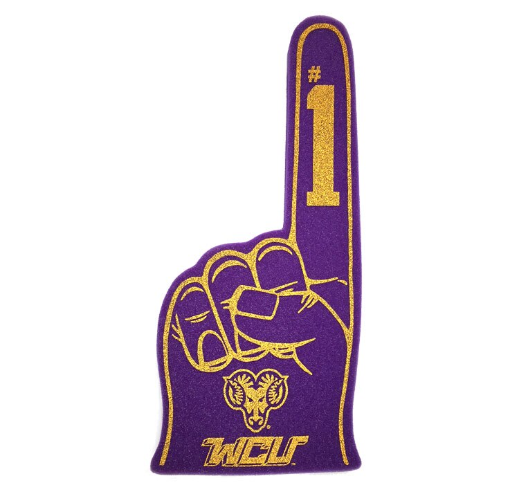 18" Foam Hand WCU Purple | WCU Campus Store