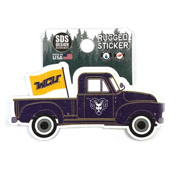 3" Rugged Sticker WC Truck | WCU Campus Store