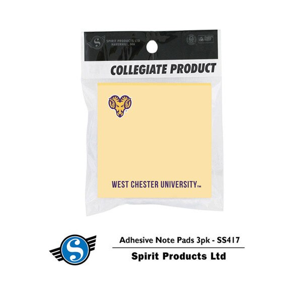 3X3 ADHSV NOTEPADS FSNRAM | WCU Campus Store