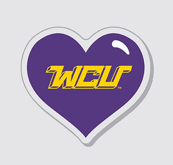 Mini Pin WCU Heart| WCU Campus Store