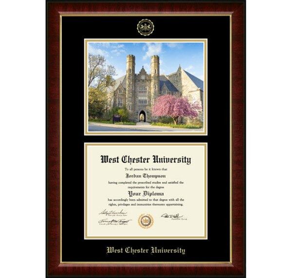 Diploma Frame CAMPUS SCENE | WCU Campus Store