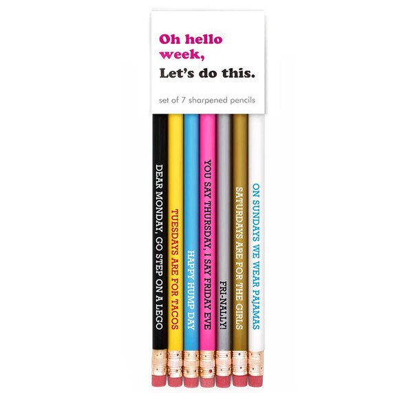 Hello Week Pencil Set | WCU Campus Store