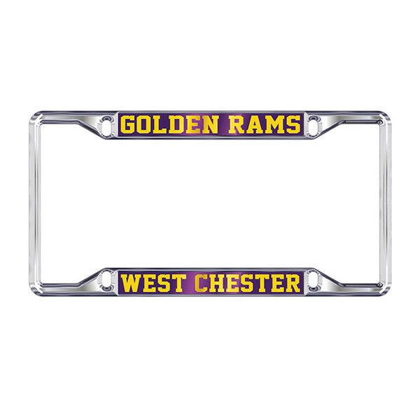 License Plate Frame Mirrored Purple |WCU Campus Store