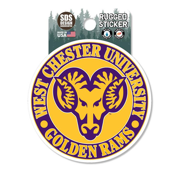 Rugged Sticker Circle Logo