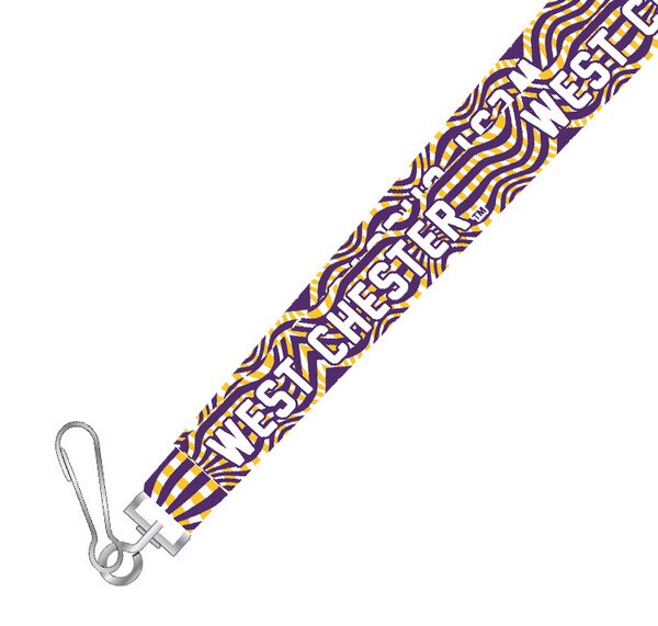 Wavy Pattern Lanyard | WCU Campus Store