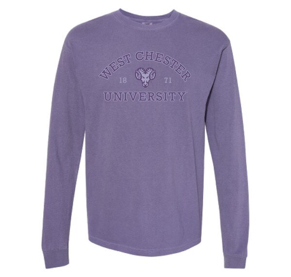 Comfort Colors West Chester Ram Long Sleeve | WCU Campus Store
