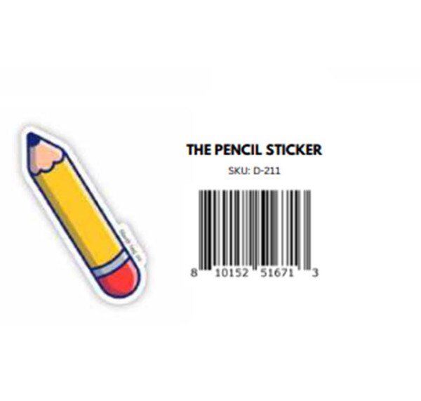 The Pencil Sticker | WCU Campus Store
