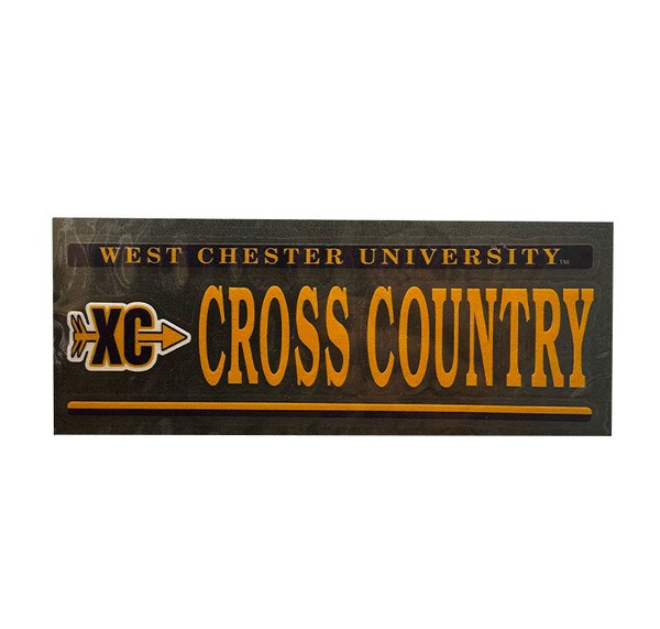 6" Cross Country Decal| WCU Campus Store